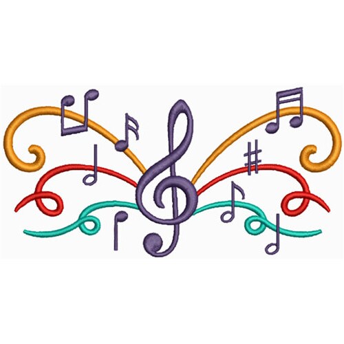 MUSIC Designs for Embroidery Machine Instant Download - Etsy