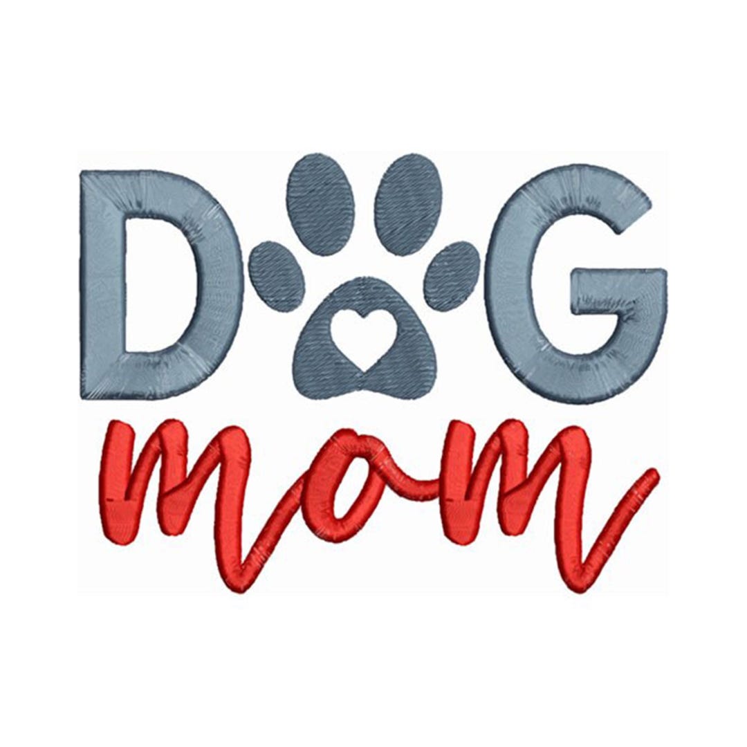 Dog Mom - Machine Embroidery Design,cute Dog Paw Embroidery Designs,dog ...