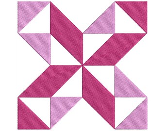 Geometric Machine Embroidery Design - Etsy