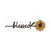 Blessed - Machine Embroidery Design - Etsy