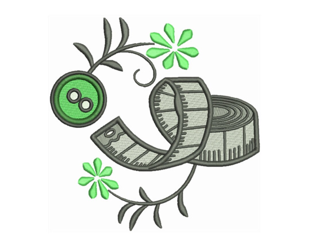 Tape Measure - Measurement Design - Embroidery Pattern - Machine ...