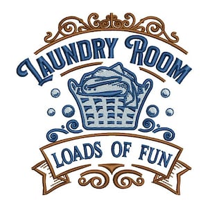 Loads of Laundry Fun - Embroidery Design for a Splash - Embroidery ...