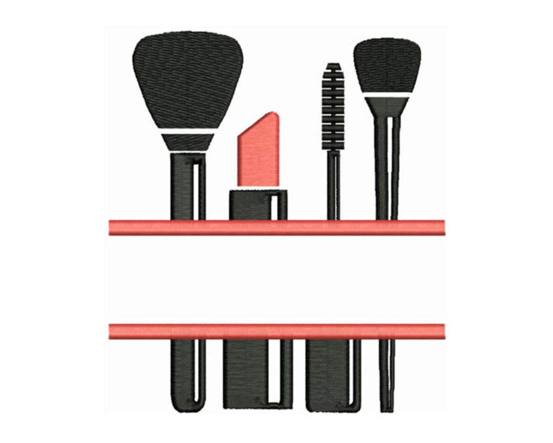 Makeup Namedrop - Machine Embroidery Design, Machine Embroidery Pattern ...