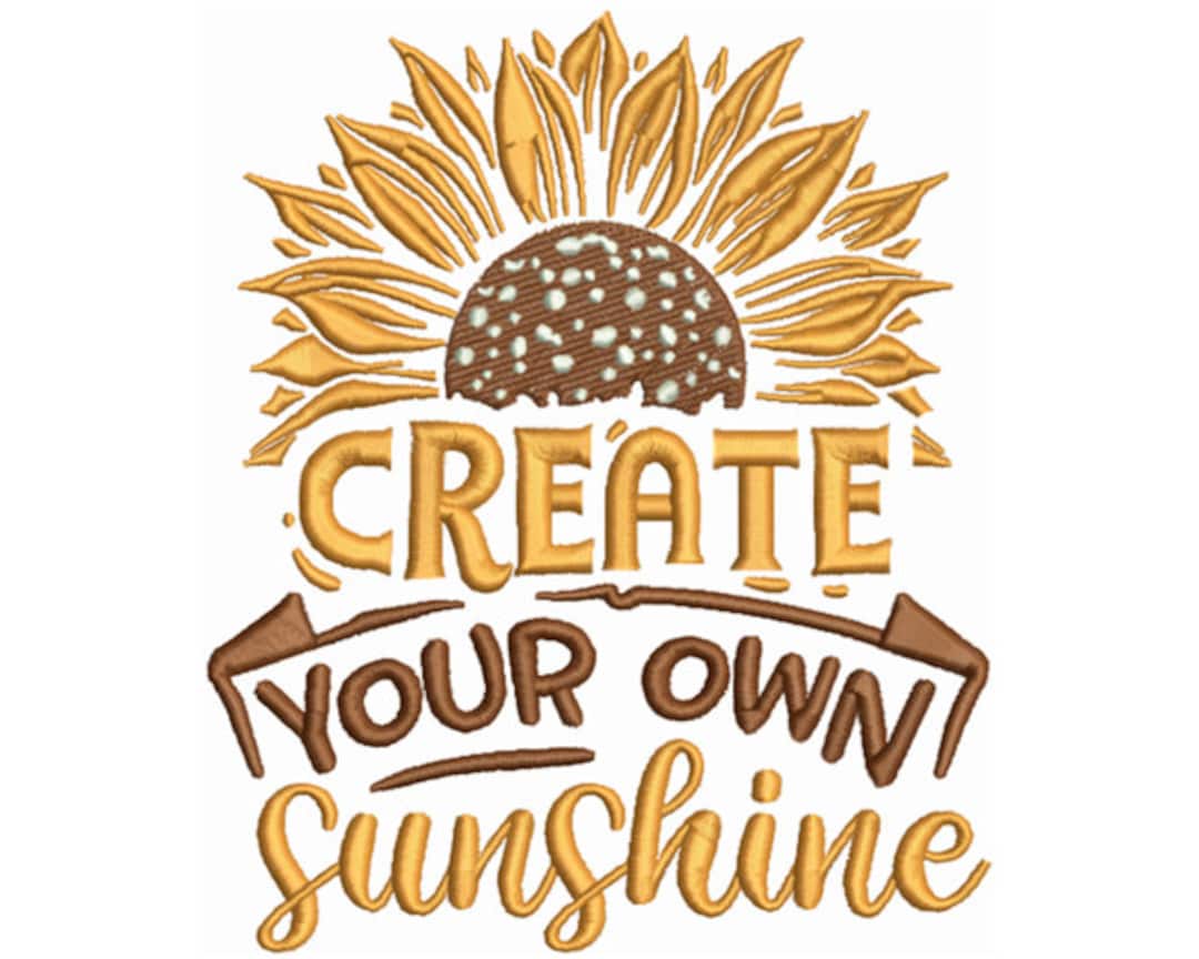 Create Your Own Sunshine Machine Embroidery Design, Embroidery Designs ...