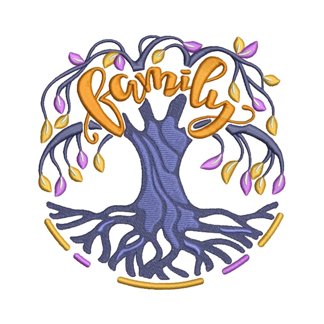 Family Tree Machine Embroidery Design, Horse Embroidery Designs ...