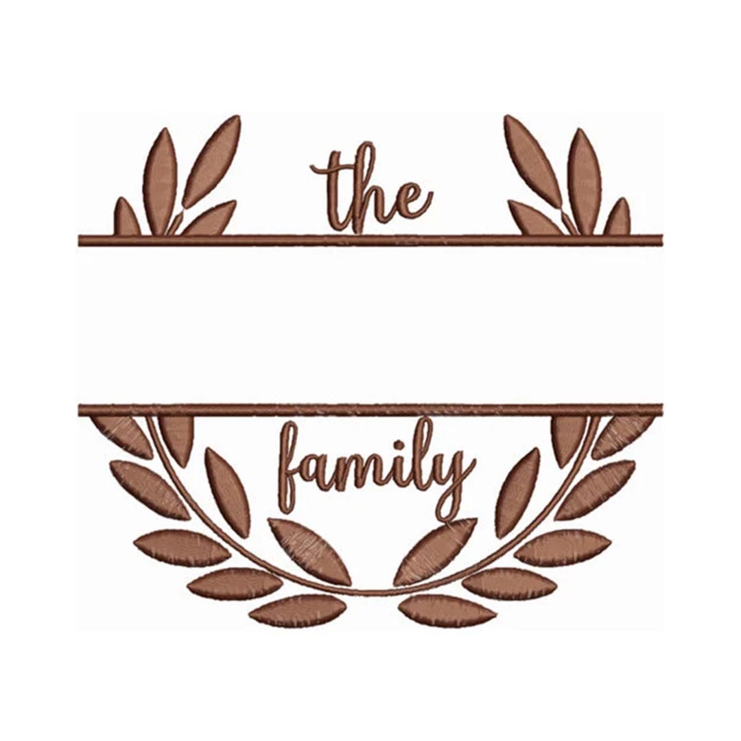 The Family - Machine Embroidery Design - Etsy