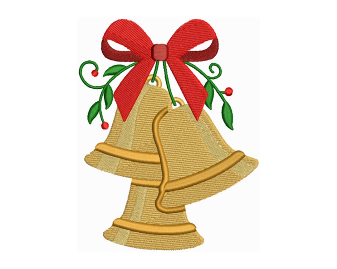 Christmas Bells - Machine Embroidery Design- Bells Design- Embroidery ...