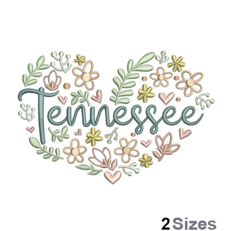 Tennessee Embroidery - Etsy