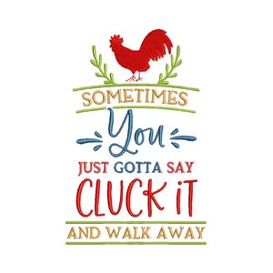Cluck It - Machine Embroidery Design,embroidery Designs, Machine ...