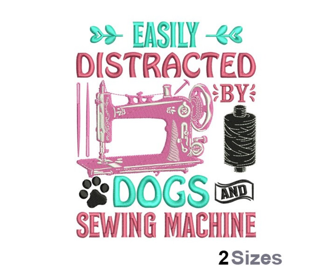 Easily Distracted Embroidery - Sewing Machine Embroidery - Hobby ...