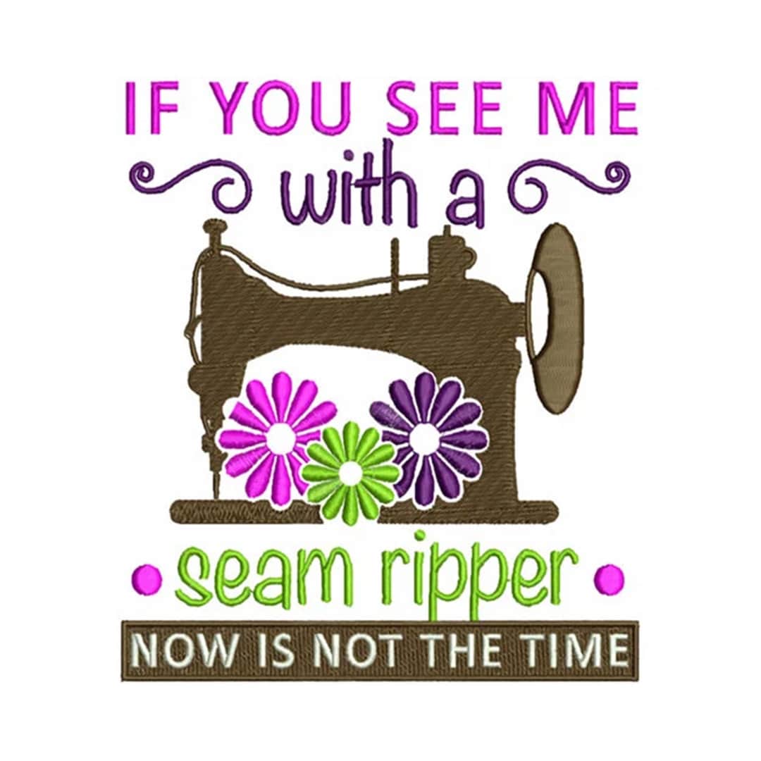 Seam Ripper - Machine Embroidery Design - Etsy