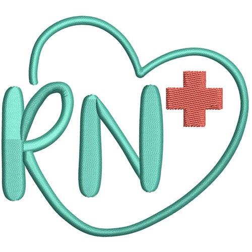 Love Nurse Machine Embroidery Design - Etsy