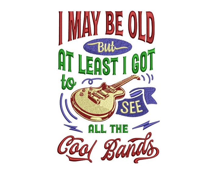 The Cool Bands - Embroidery Design for Music Lovers - Band Embroidery ...
