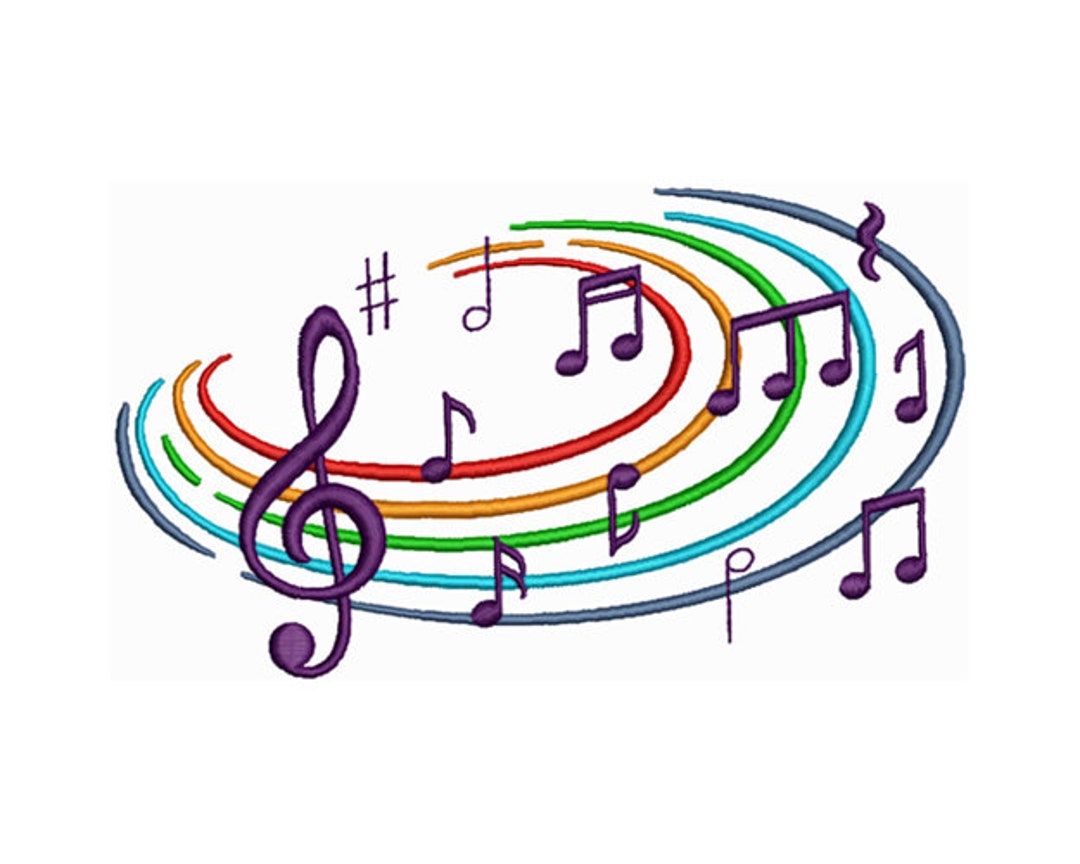 Musical Wave - Machine Embroidery Design, Embroidery Designs, Machine ...