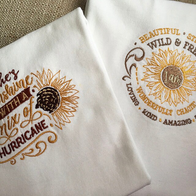 Sunshine Mix of Hurricane - Machine Embroidery Design, Embroidery ...