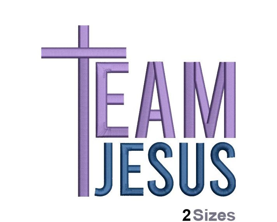 Team Jesus Embroidery - Religious Embroidery - Jesus Embroidery ...