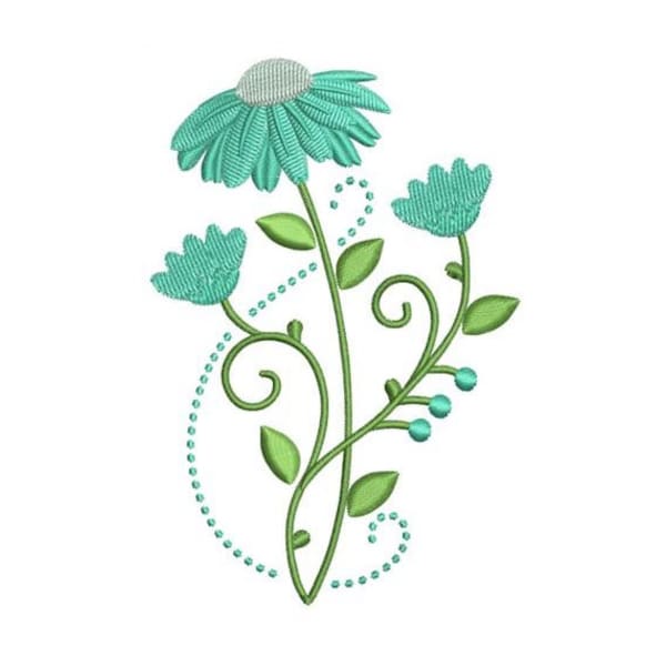 Daisy Embroidery - Etsy