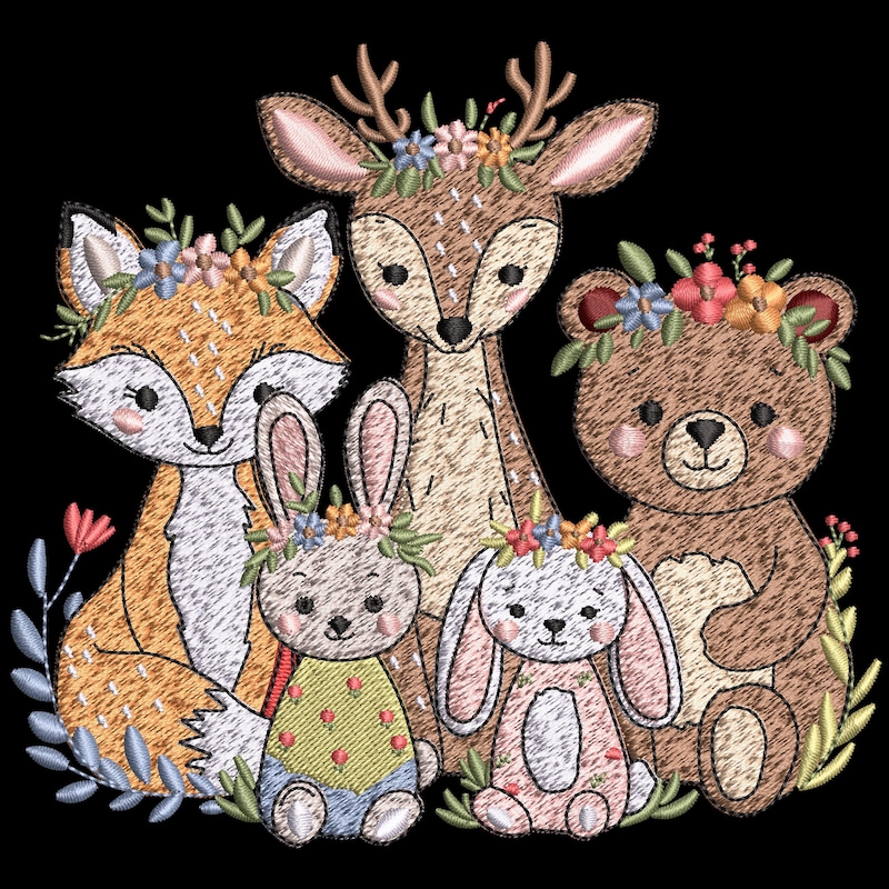 Woodland Friends - Etsy