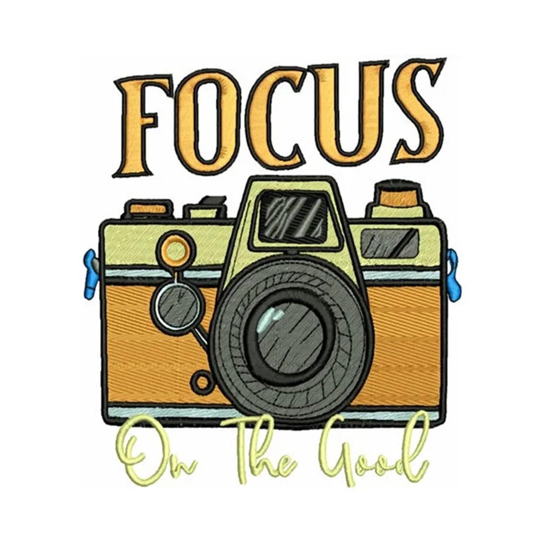 Camera Focus Embroidery - Digital Camera Embroidery - Photography Lover ...