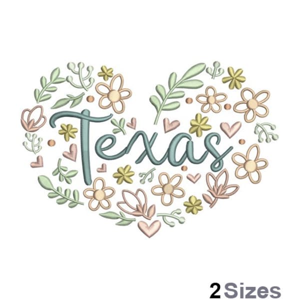 Texas Embroidery - Etsy