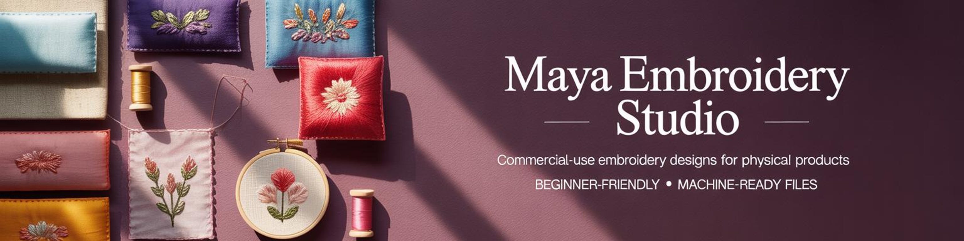 MayaEmbroideryStudio - Etsy