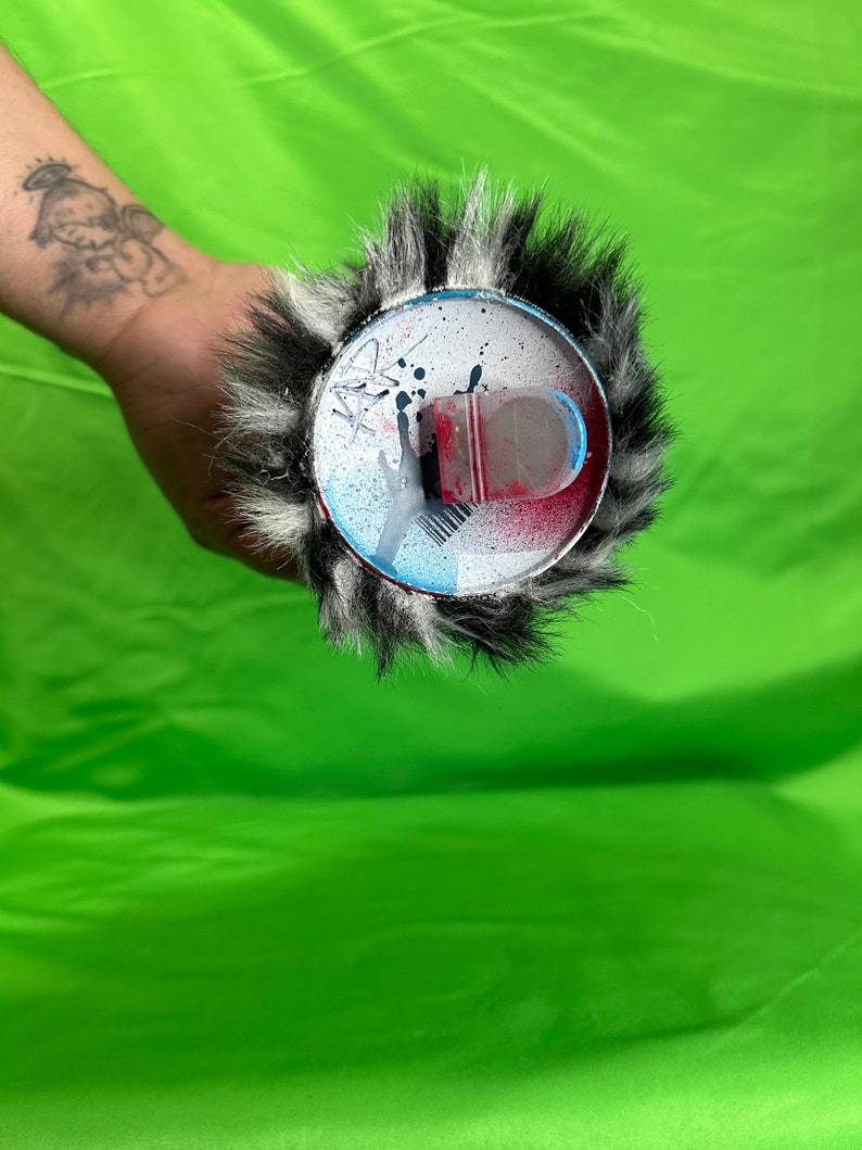 Furry Spray Can Monster With LED Lights Series 2 - Etsy