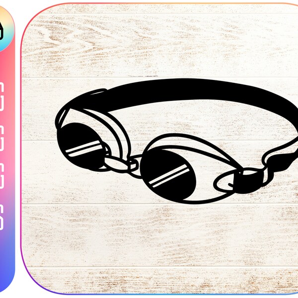 Swim Goggles Png - Etsy