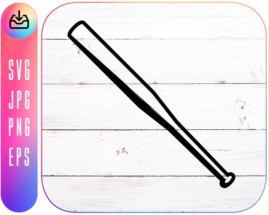 Baseball Softball Bat SVG Cutting File - Etsy