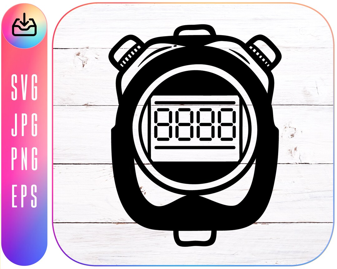 Stopwatch 3 SVG Time SVG Stopwatch Svg Timer Svg - Etsy Canada