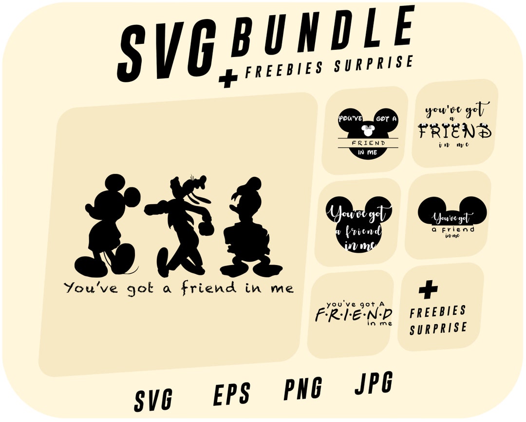 A Friend in Me, Enduring Friendship SVG, Timeless Bonding Theme ...