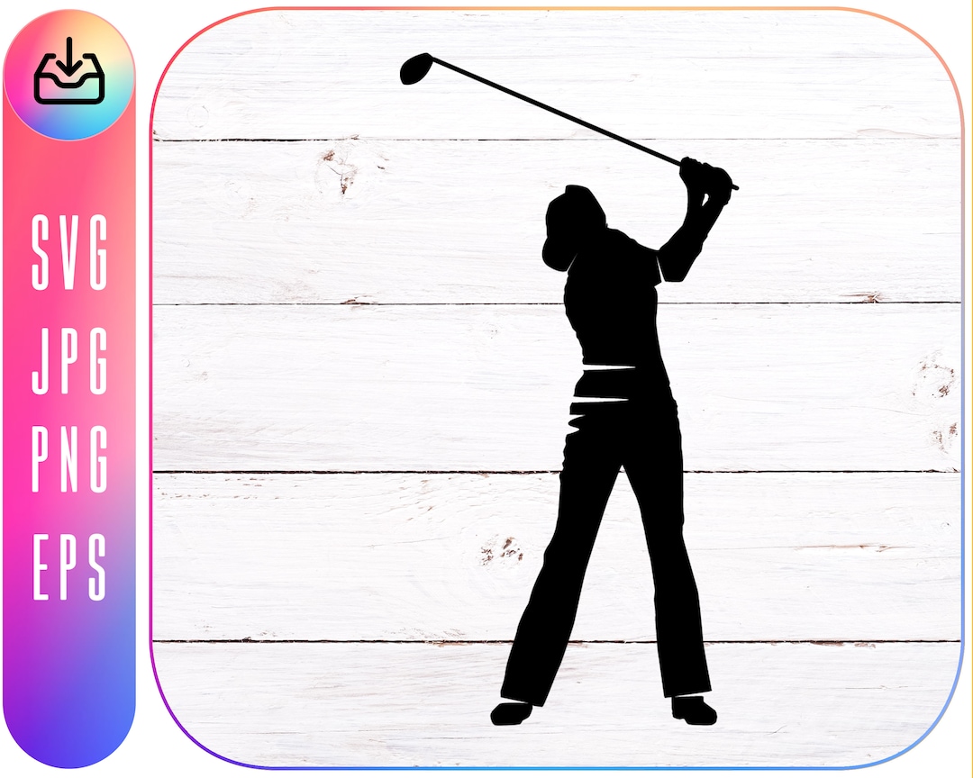Woman Golfer SVG File,female Golfer Svg,love Golf Svg vector Art ...