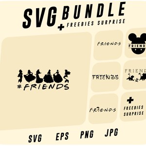 Friends SVG, Endless Bonds SVG, Friendship Emblem, Perfect for ...