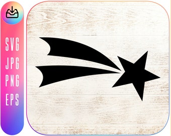 Shooting Stars, Stars, Falling Stars, Silhouette,svg,graphics ...