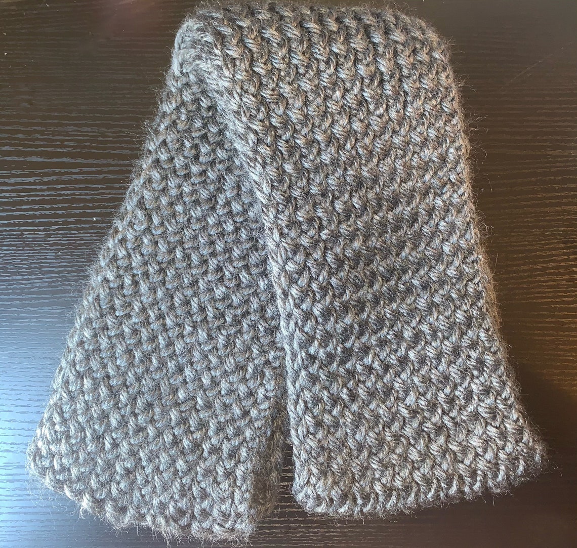 Handmade Winter Knit Scarf - Etsy