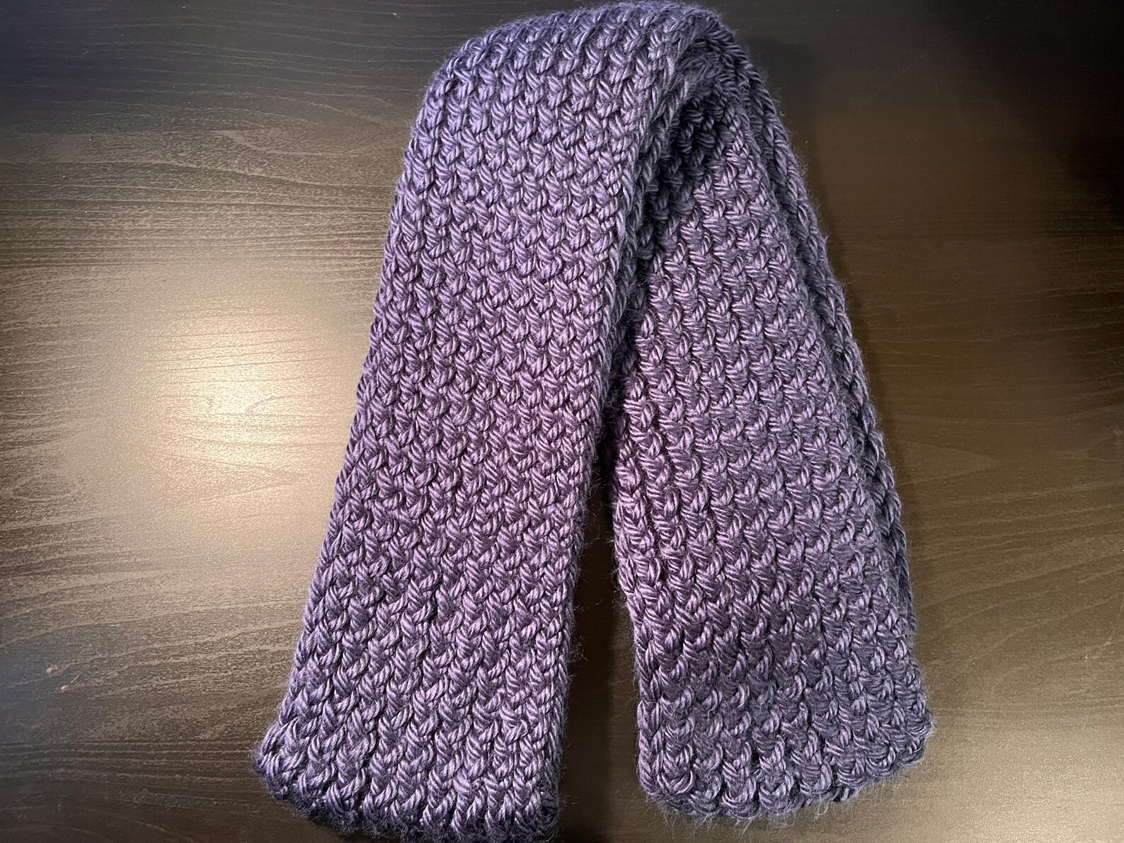 Handmade Winter Knit Scarf - Etsy