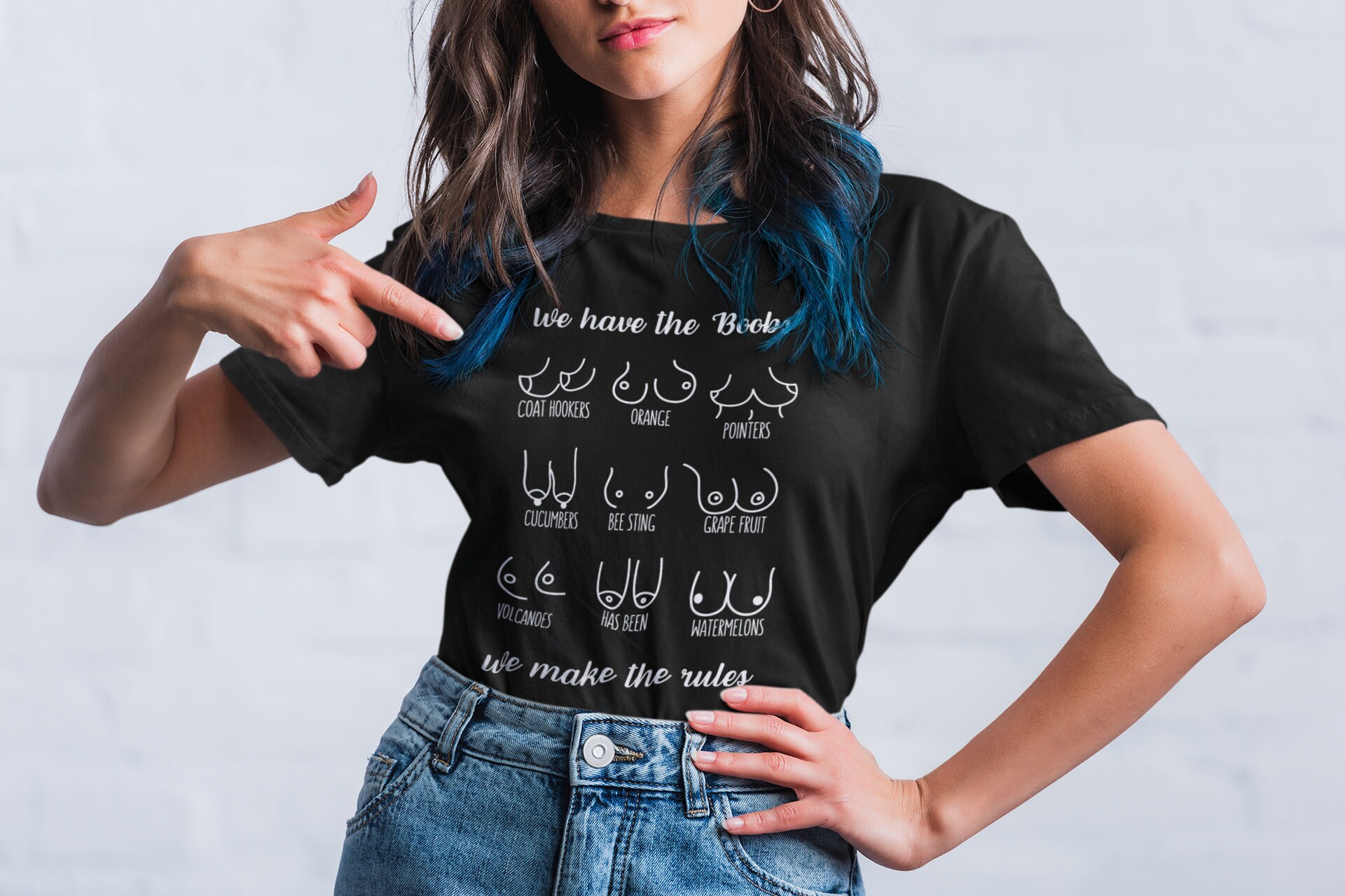 We Make the Rules T-shirt Feminist Art Shirt Body Positive - Etsy UK