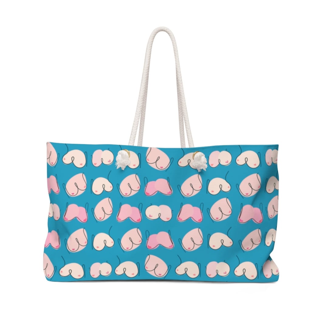 Boobs Weekender Bag Maternity Bag Boobie Bag Tits Bag Funny Etsy