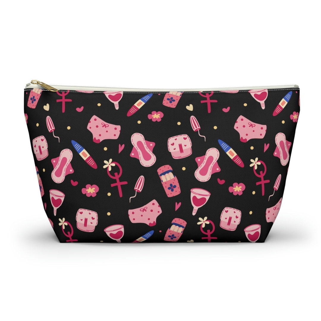 Period Bag, Cosmetic Bag, Tampon Bag, Higiene Case, Menstruation Bag ...