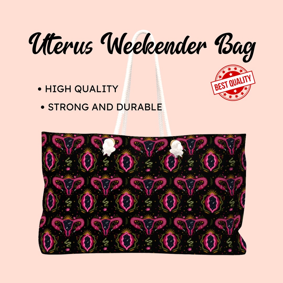 Uterus Weekender Bag Yoni Bag Midwife Weekender Bag OB Nurse Bag ...