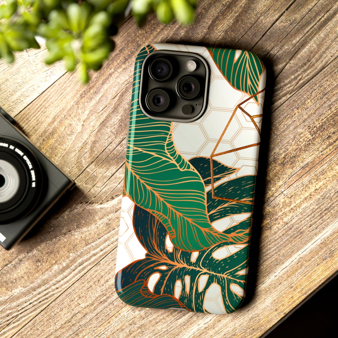 IPhone 15 Case, Palm Leaves Tropical Leaves Phone Case for iPhone 15 ...