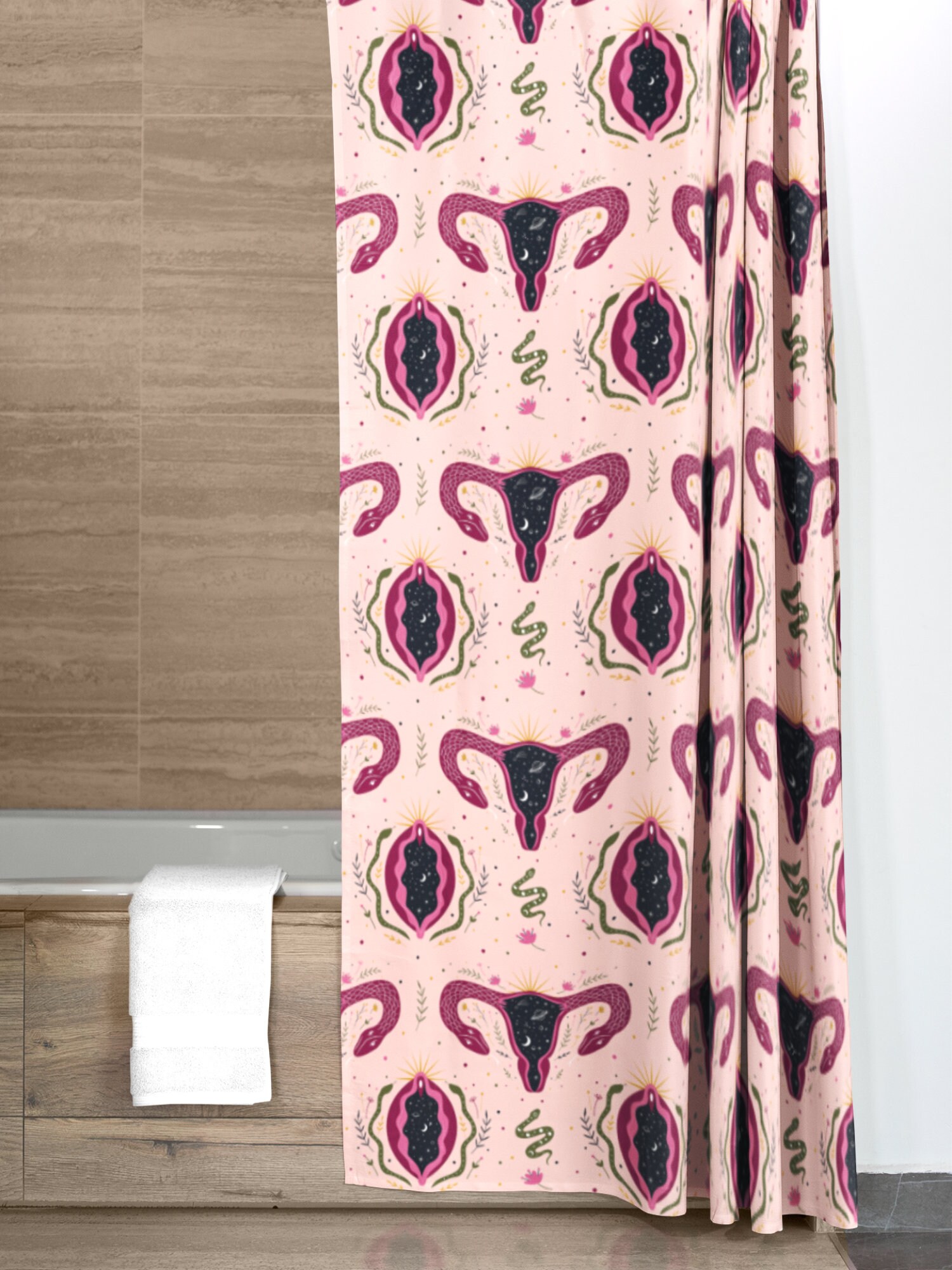 Vagina Shower Curtain Vulva Vulva Shower Curtain Gynecologist - Etsy ...