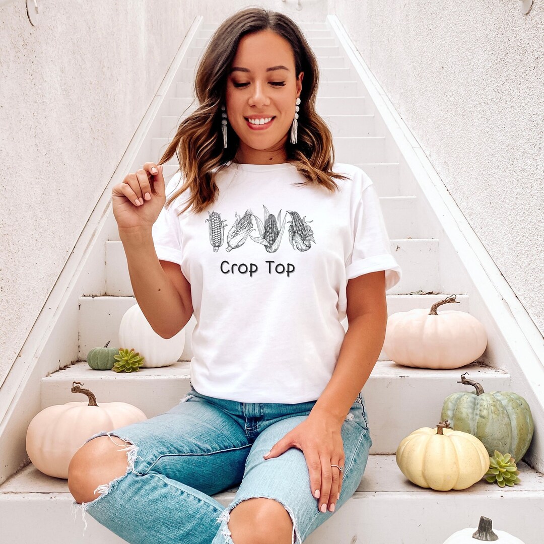 Crop Top Shirt, Farm Shirt, Farm Life, Corn Shirt, Crop Top, Funny ...