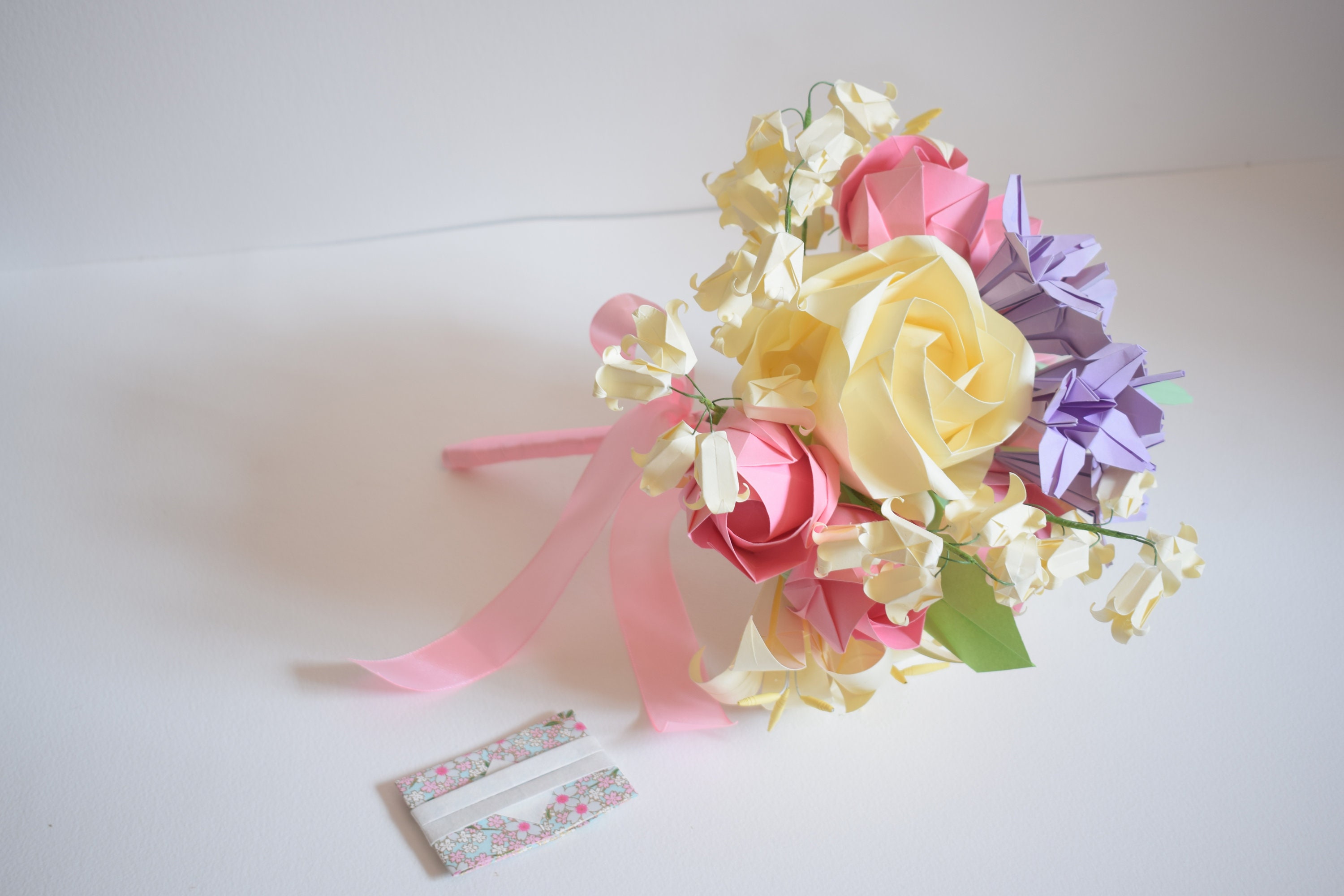 Valentine's Day Flowers, Valentine's Day Bouquet, Set of Origami ...