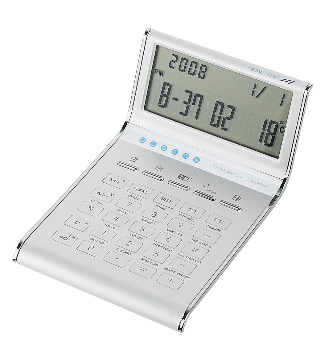Silver Metal Desk Top Calculator - Etsy