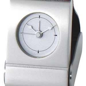 Foldable Leather/metal Alarm Clock - Etsy
