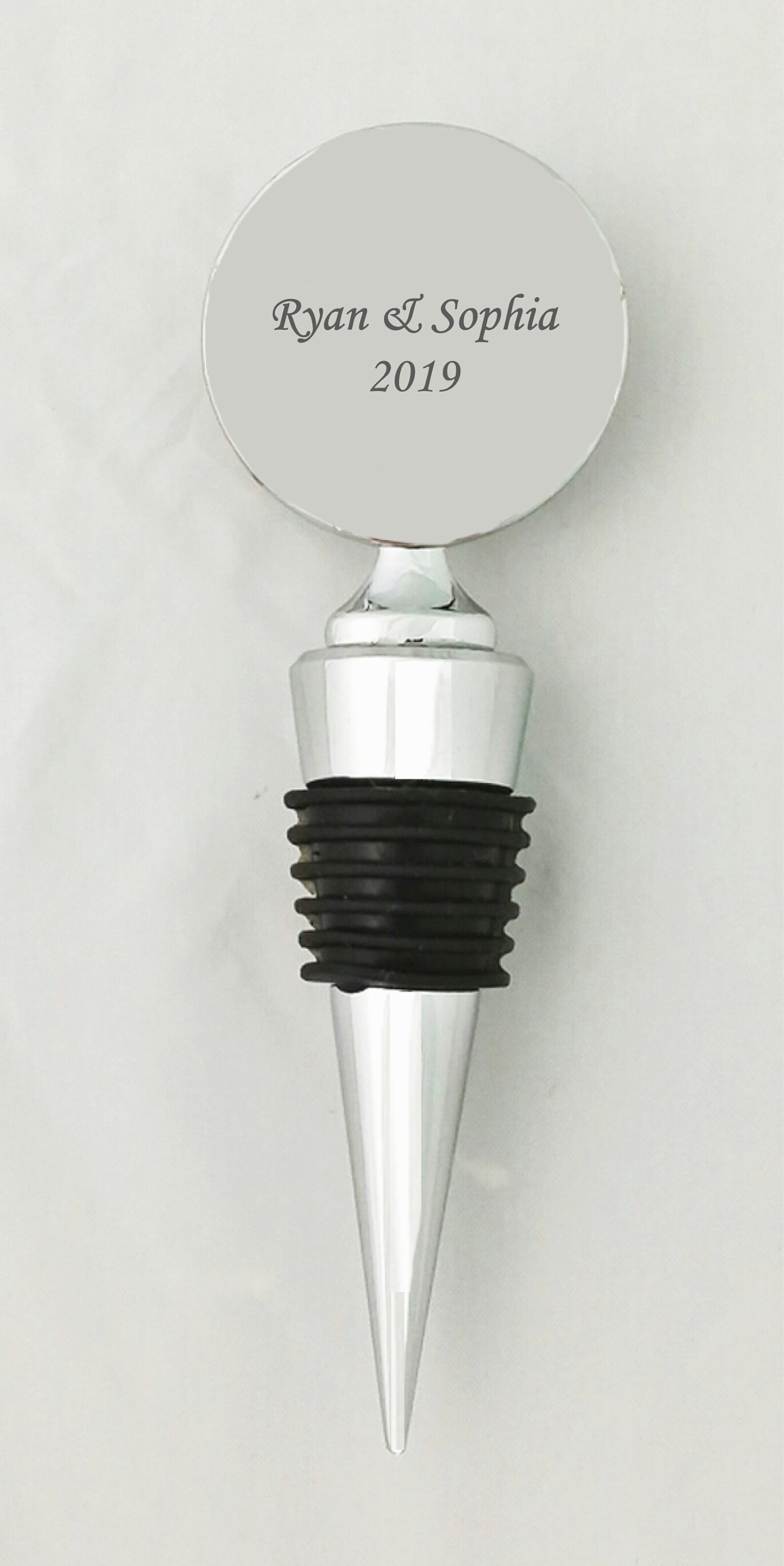 Crystal Wine Bottle Stopper with Clear Stones, Shining multi-faceted ...