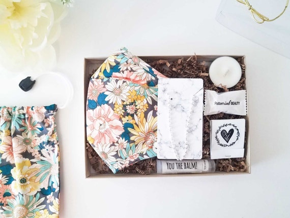 Mini Gift Set Face Mask Pouch Lanyard Gift for Her | Etsy