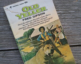 1956 First Edition of Old Yeller by Fred Gibson Drawings by Carl Burger ...