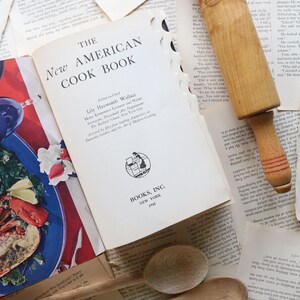 Vintage 1941 Cookbook the New American Cookbook - Etsy