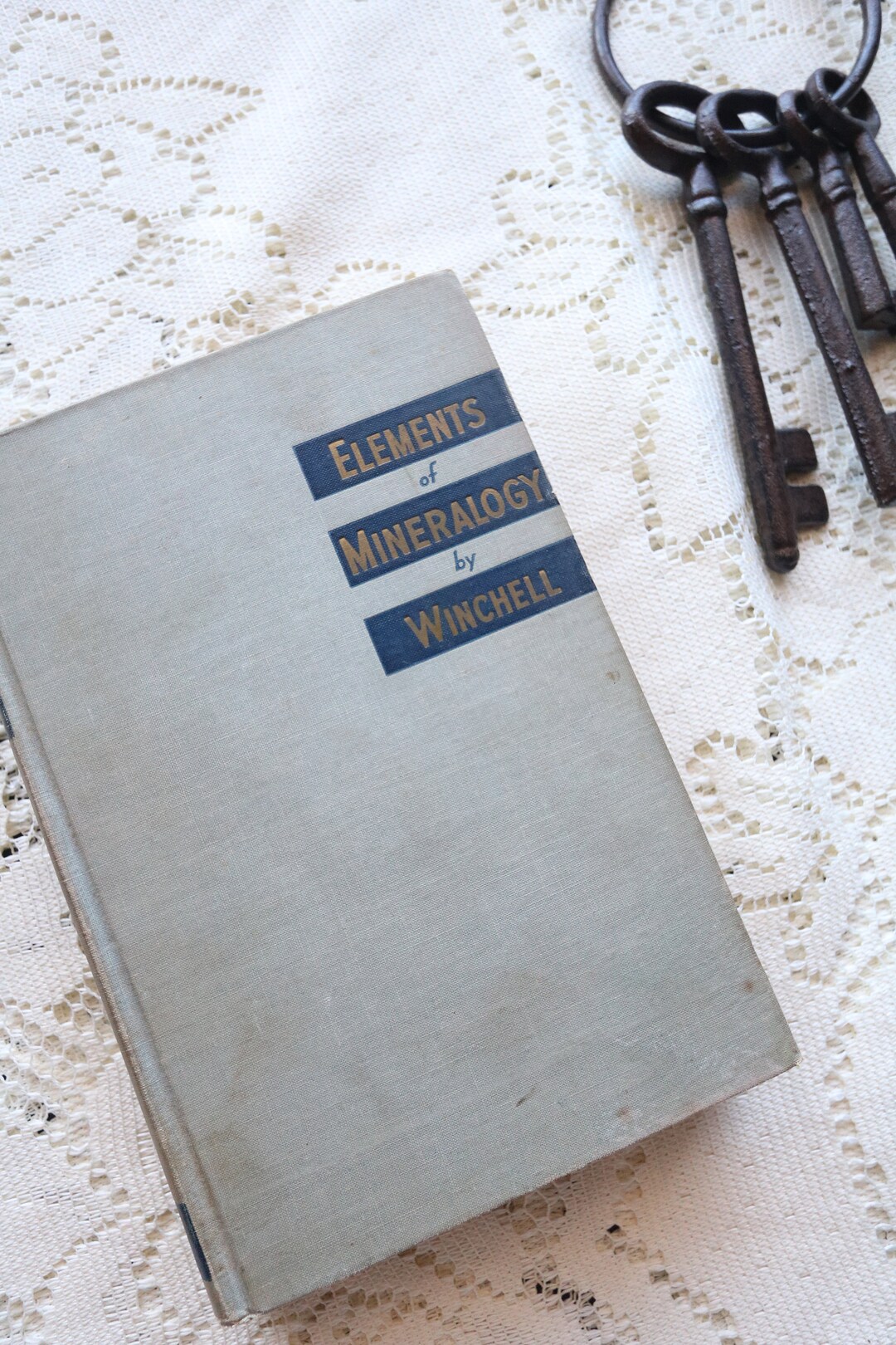 Vintage 1942 Book - Elements of Minerology - Etsy